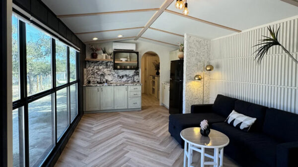 Apartment-Style Casita Tiny House in Texas is Selling for $75,000