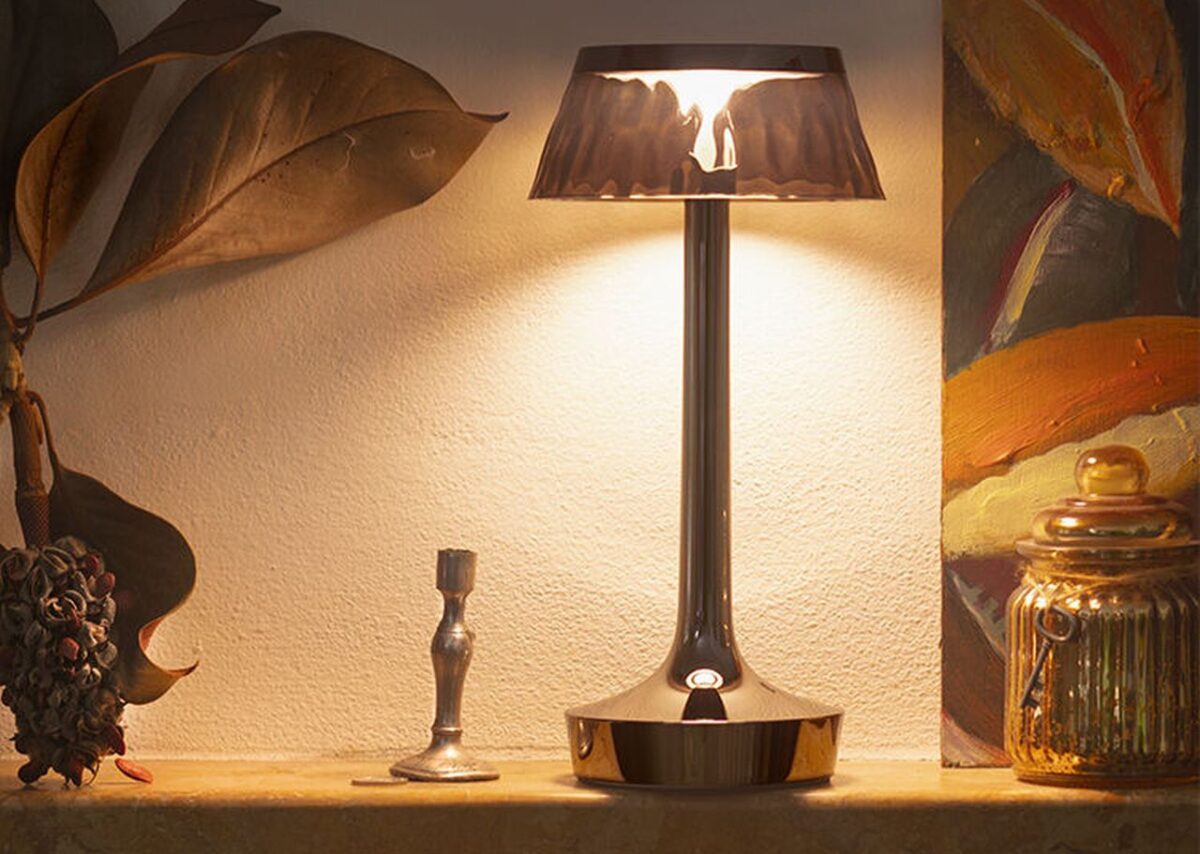 Bon Jour Unplugged Lamp by Philip Starck Gets Upgraded by Flos