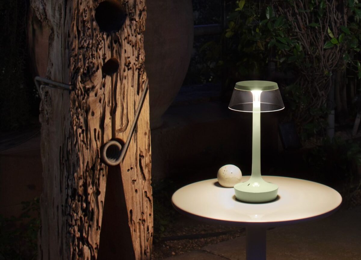 Bon Jour Unplugged Lamp by Philip Starck Gets Upgraded by Flos