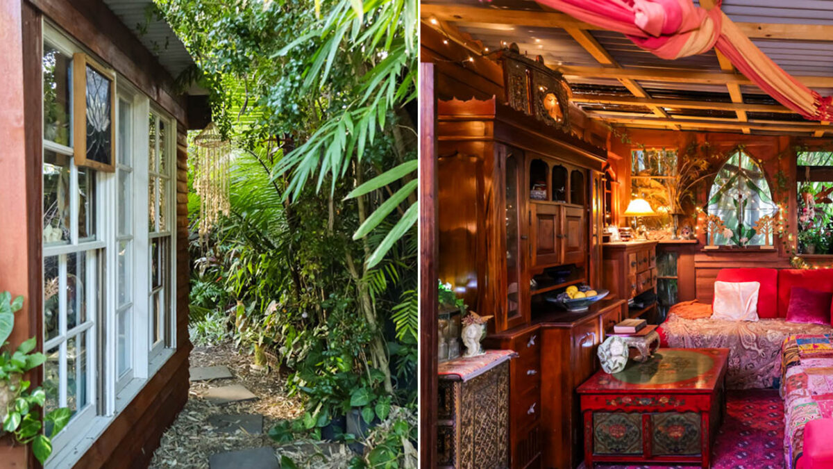 Lush Tropical Garden Envelops This Tiny House in the Heart of City
