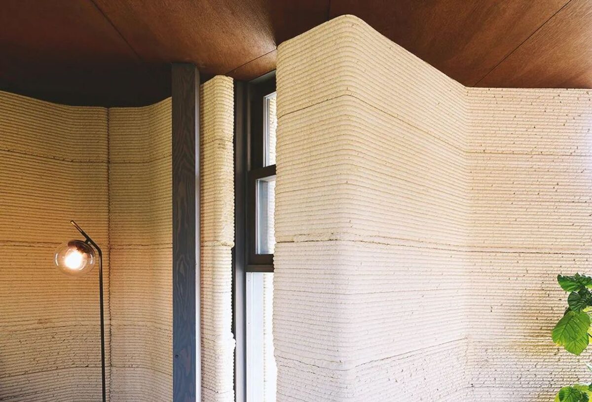 No Concrete, Lib Earth House in Japan is 3D Printed From Soil