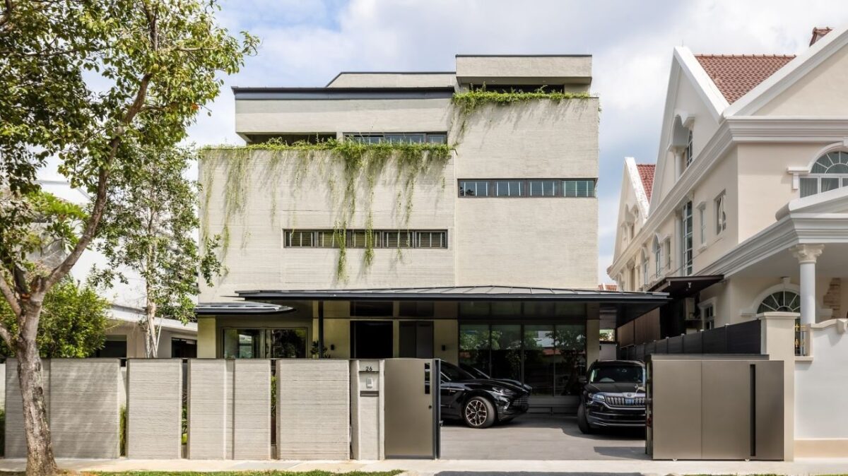 Singapore’s First Multi-Story 3D Printed Home Stays Cool Naturally