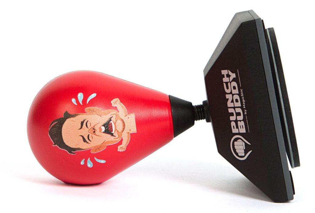 Punch Buddy Desktop Fidget Lets You Punch Problems in the Face