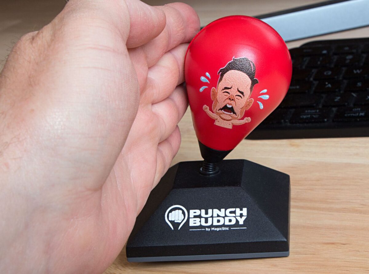 Punch Buddy Desktop Fidget Lets You Punch Problems in the Face