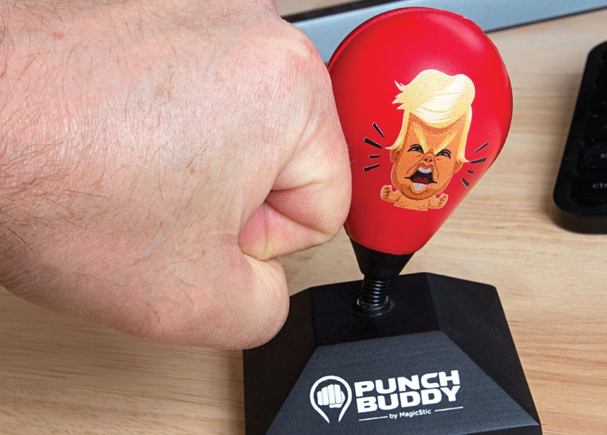 Punch Buddy Desktop Fidget Lets You Punch Problems in the Face