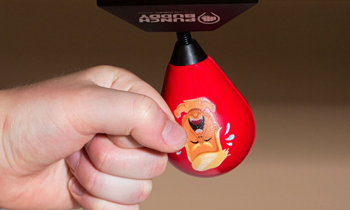 Punch Buddy Desktop Fidget Lets You Punch Problems in the Face