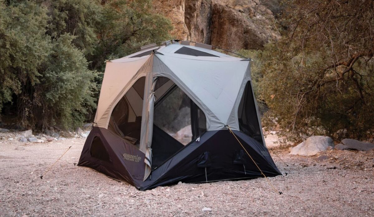Gazelle T4 Family-Friendly Tent Sets up in 90 Seconds