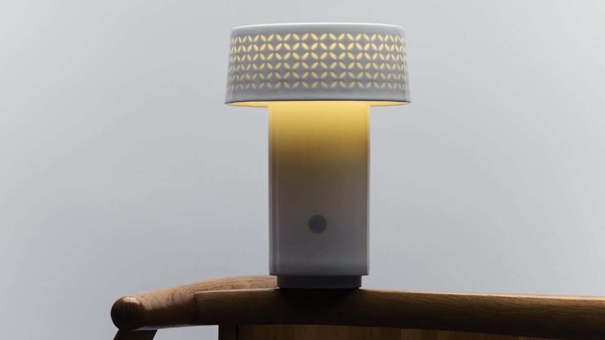 Fu Lamp Brings Ancient Art of Linglong Porcelain Into Your Home