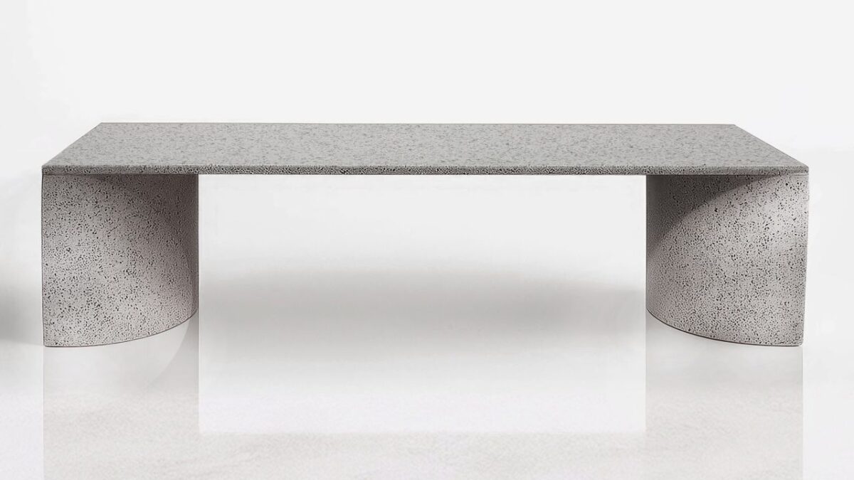 OLO Table Uses Polygood Panels Made of Recycled Plastic
