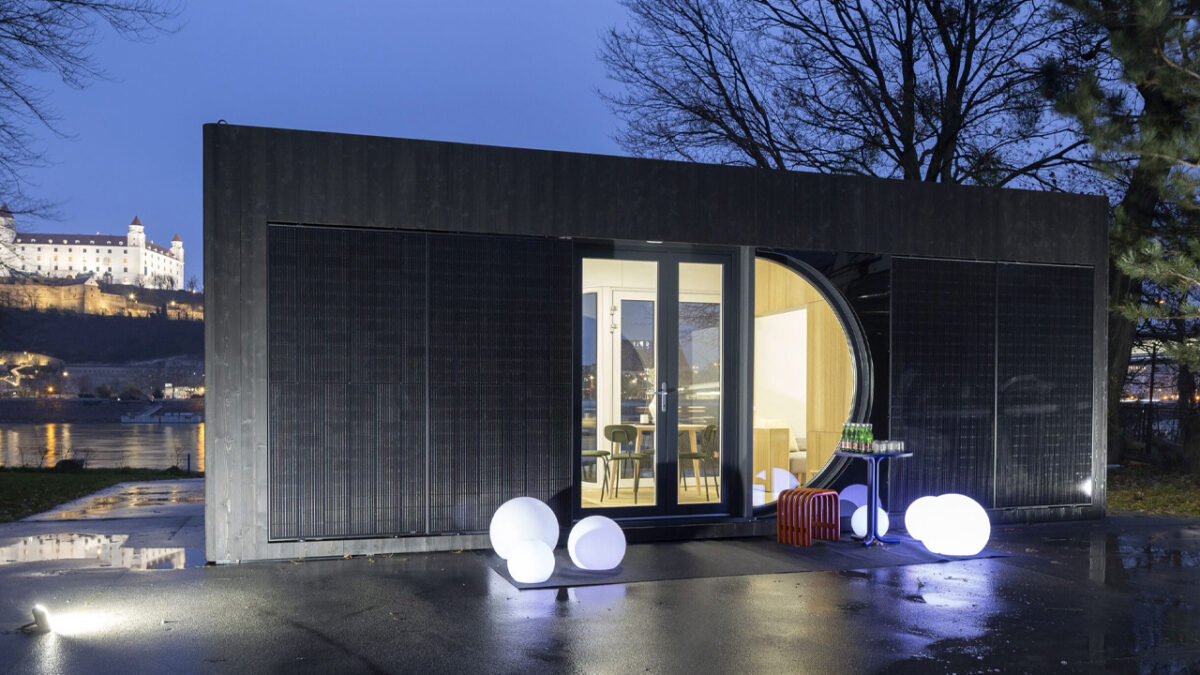 Ecocapsule Box Modular Tiny House is Outfitted for Off-Grid Living