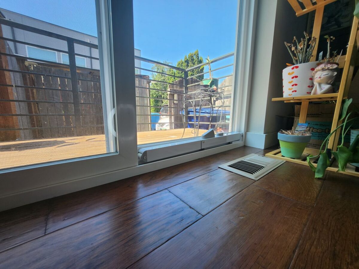StepNLock Sliding Door Security Bar Doesn’t Make You Bend
