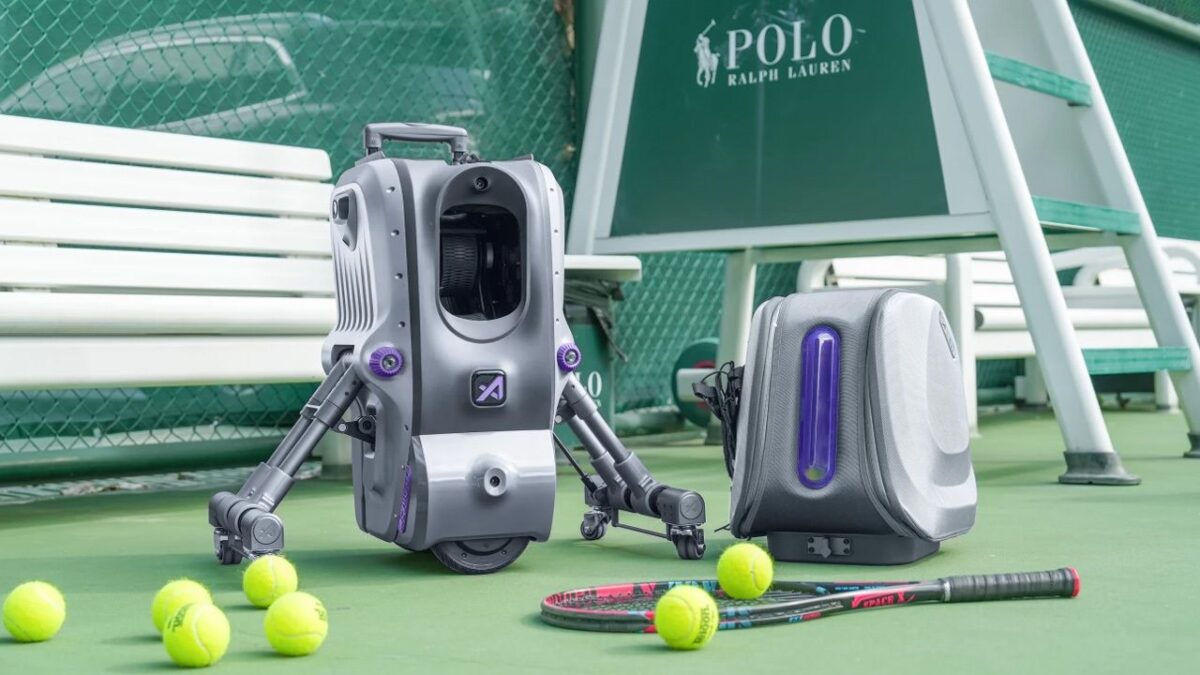 Aceii One Smart Tennis Robot Trains, Coaches, and Competes