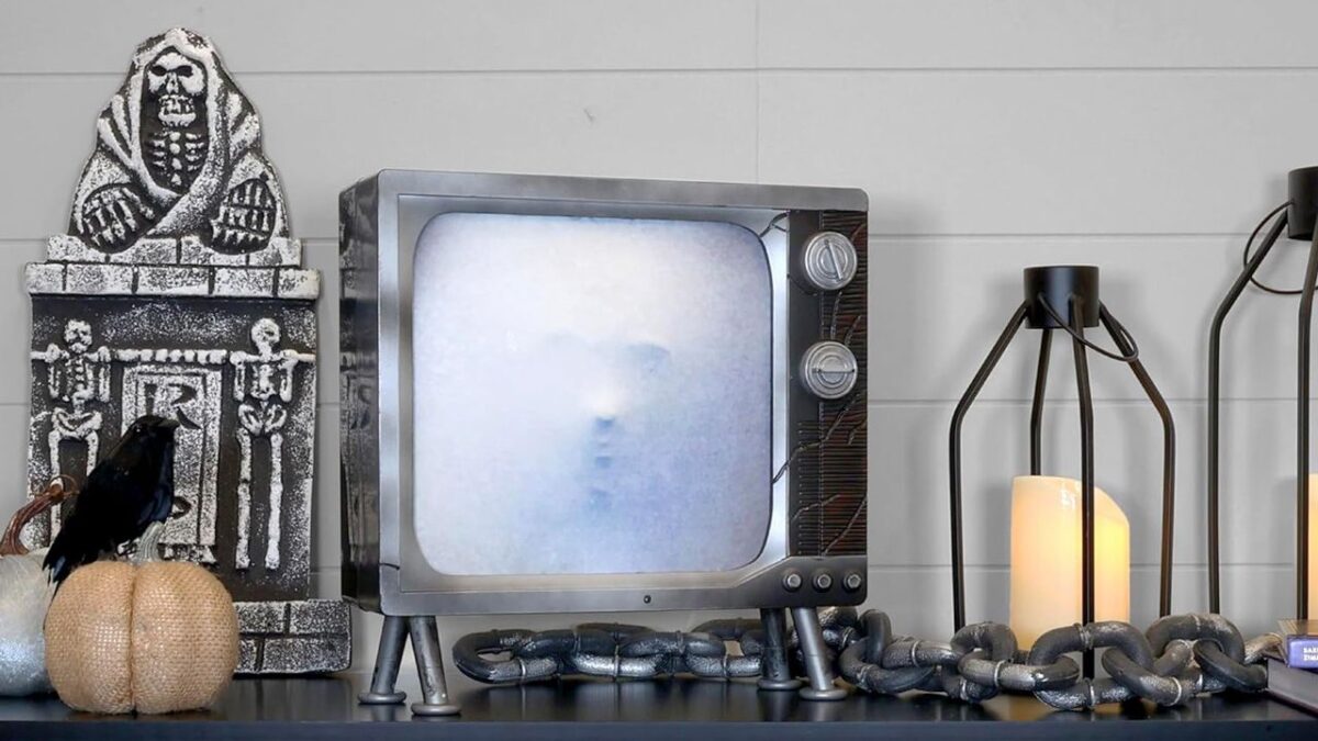 Amazon Wants You to Buy This Haunted TV for Halloween Décor