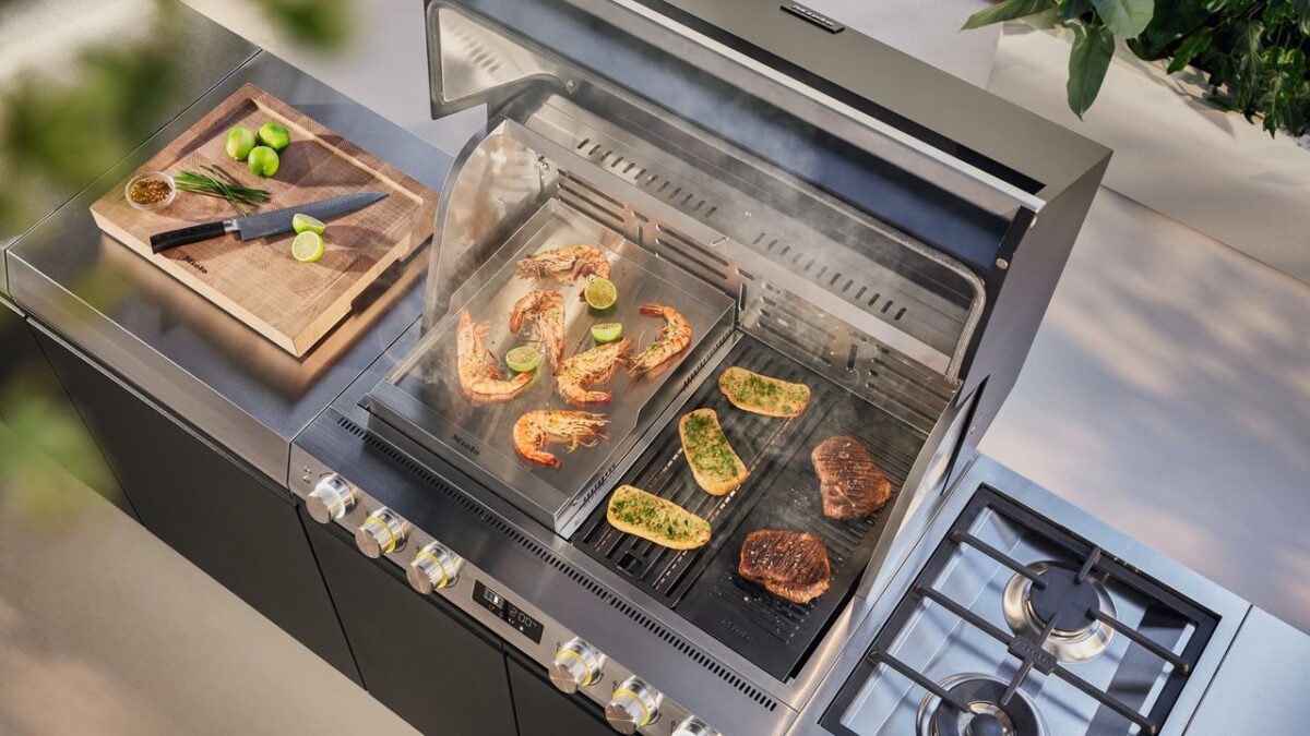 Miele Fire Pro IQ Outdoor Gas Grill Automates Heat to Cook Better