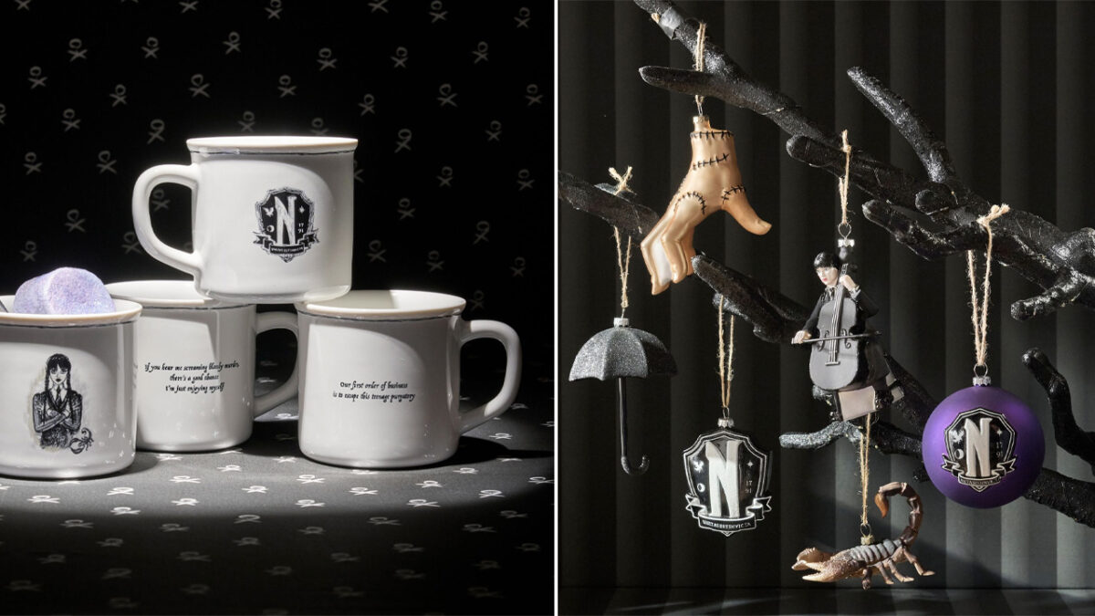 Pottery Barn Brings Wednesday-Themed Décor for Goth Halloween