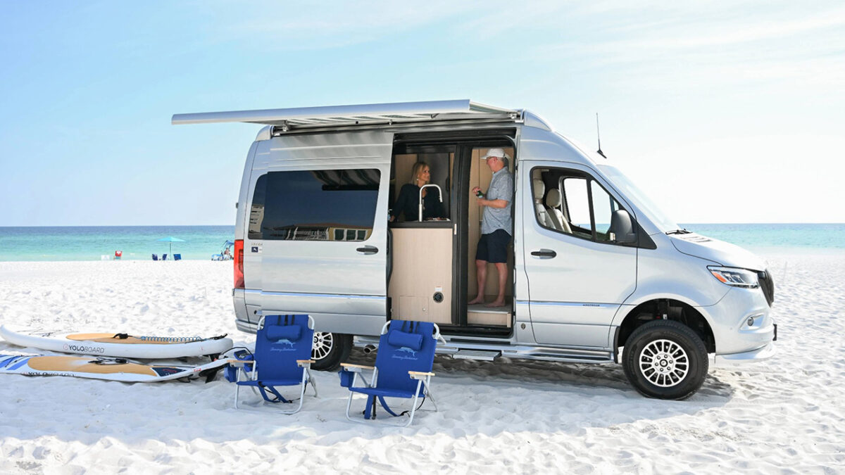 Airstream x Tommy Bahama Resort Edition Camper Van Brings Beach ...