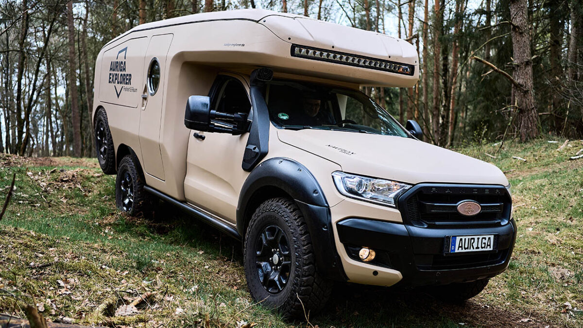 Auriga Explorer Off-Road Truck Camper With 3 Storage Slide-Outs