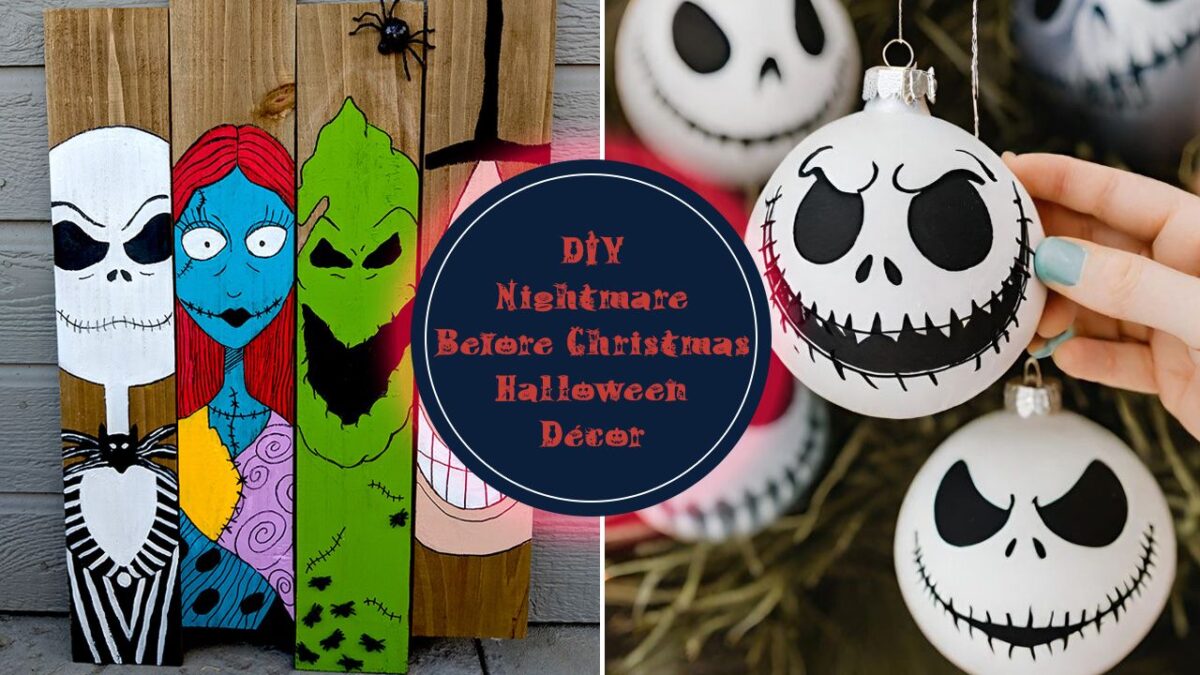 DIY Nightmare Before Christmas Decoration Ideas for Halloween