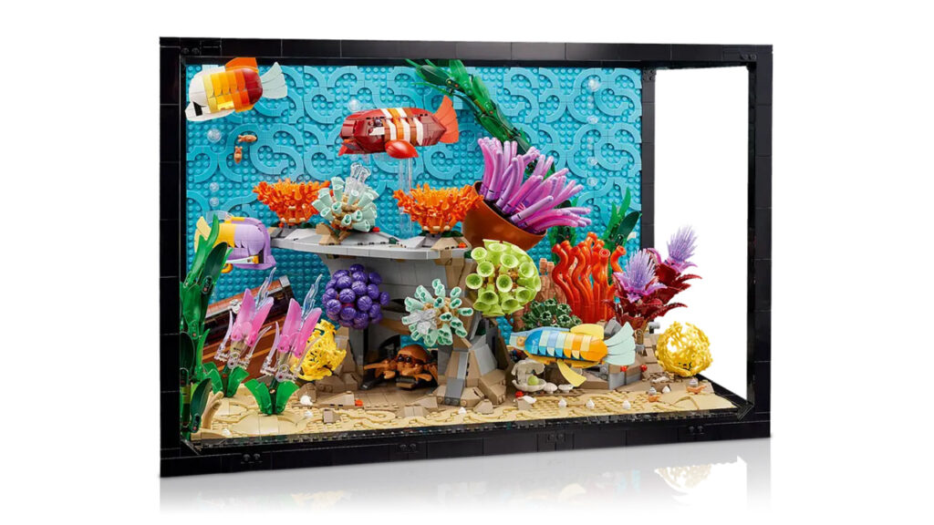 Build Aquatic World With 4,154-Piece Tropical Aquarium LEGO Set