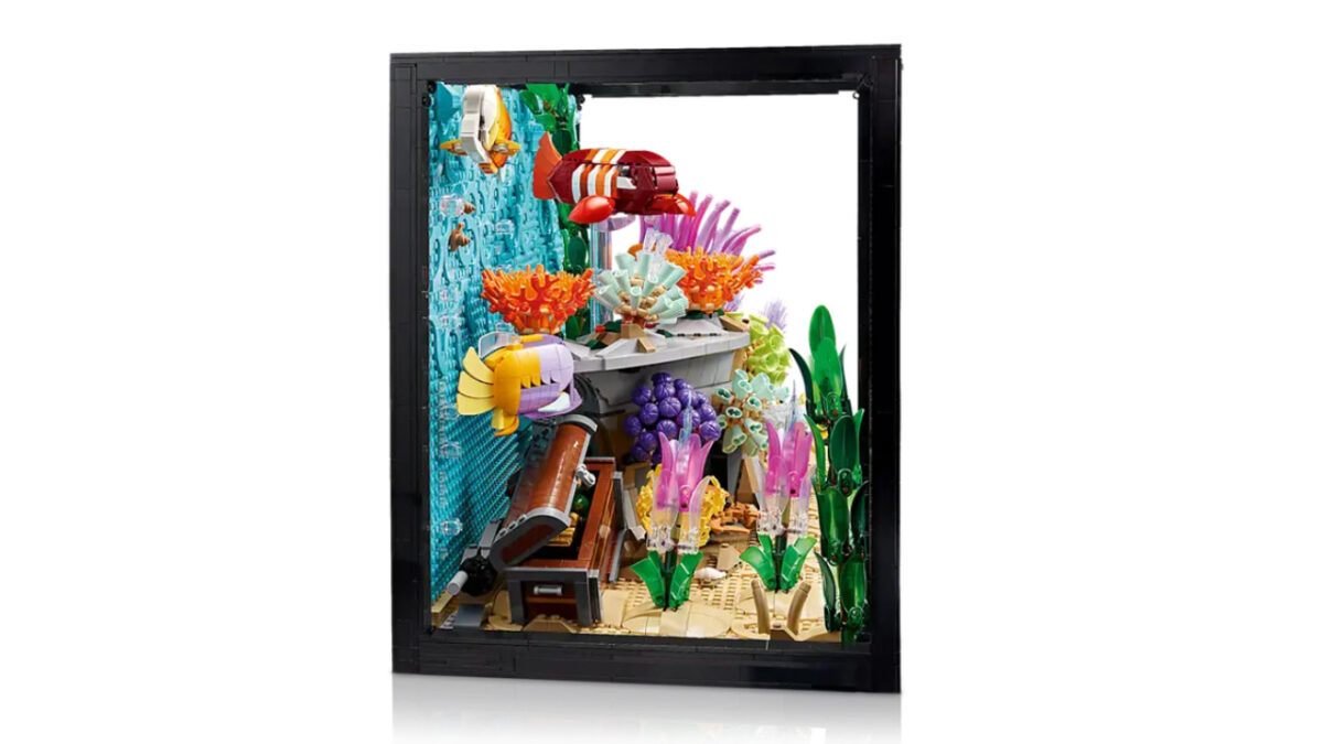 Build Aquatic World With 4,154-Piece Tropical Aquarium LEGO Set
