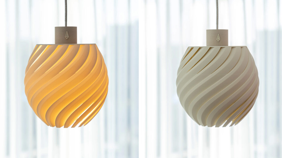 3D Printed Mist Pendant Lamp Embodies Chic Seascape Magic