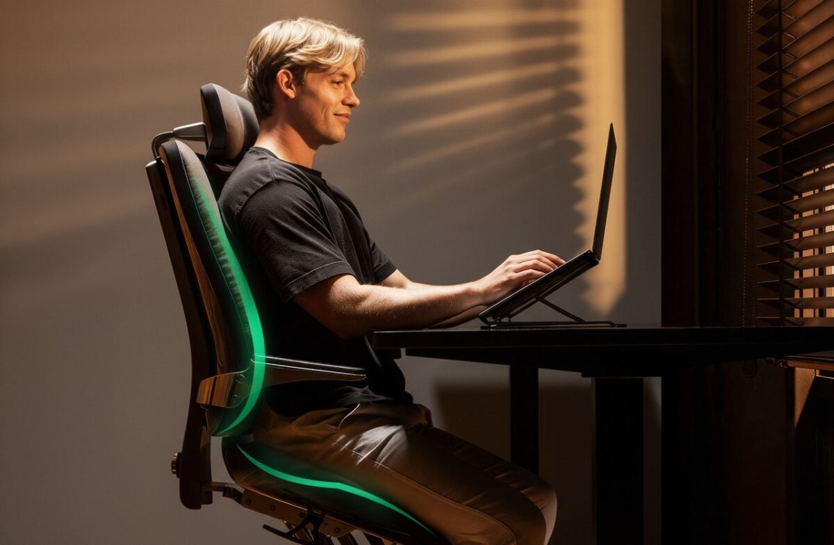 The Vision Chair Bends Its Seat to Straighten Your Back