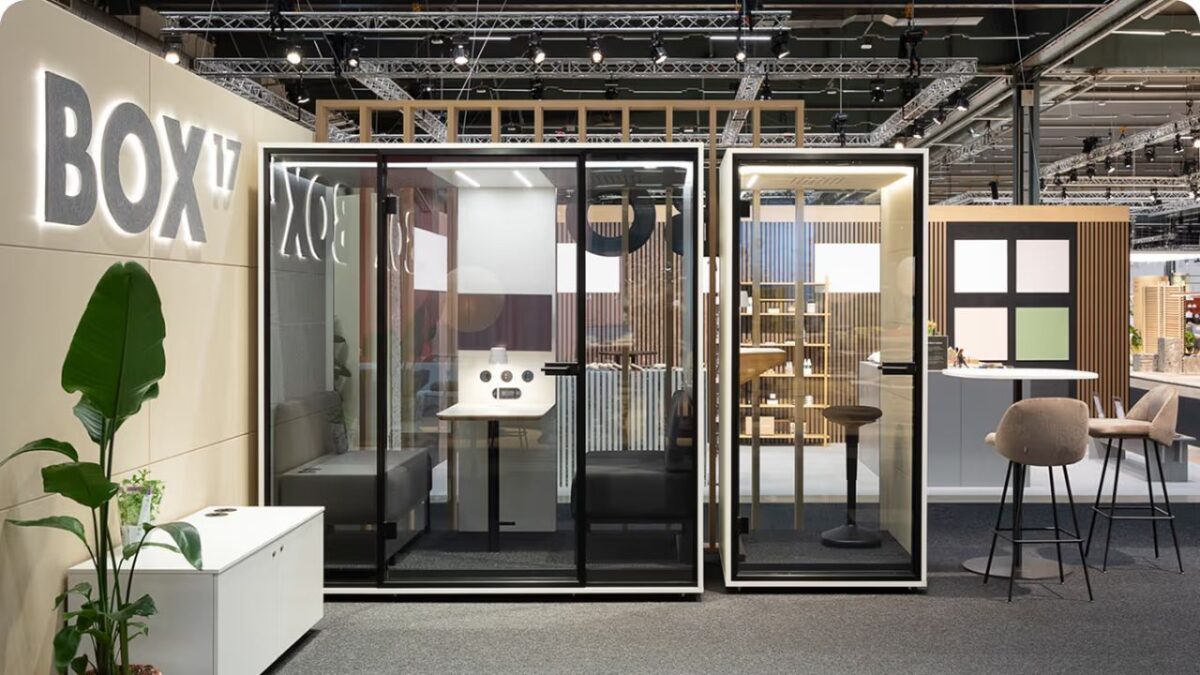 Meet Box 4 Sit: Acoustic Meeting Pod for Office Environments