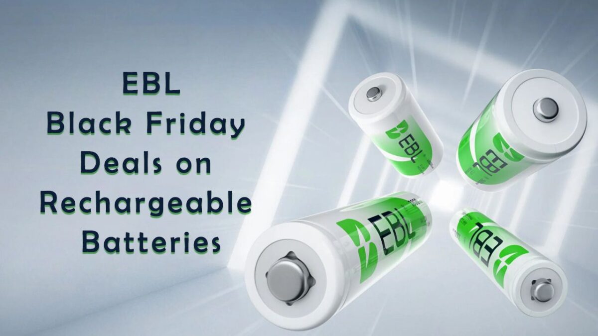 Amazing Black Friday Deals on EBL Rechargeable Batteries