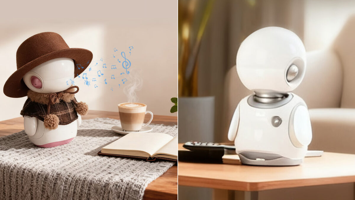 OUROBOT ChatGPT Robot Reacts With Expressive Lights, Movements