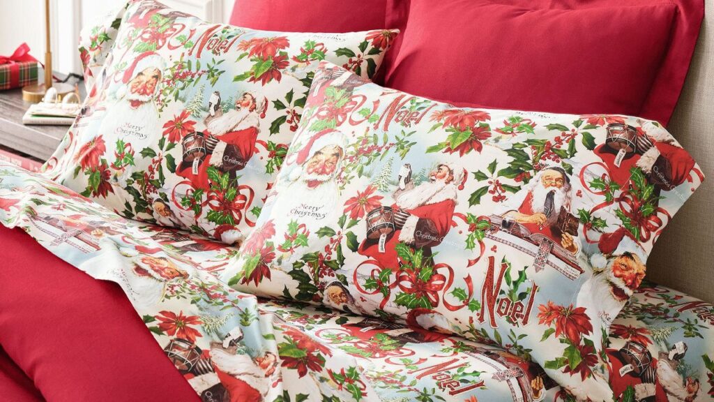 Christmas Sheets Pottery Barn