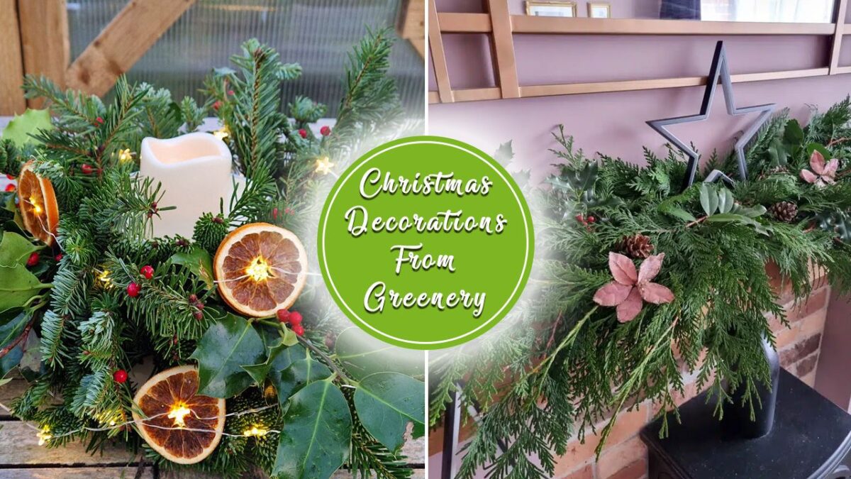 10 Christmas Decorations Made From Greenery