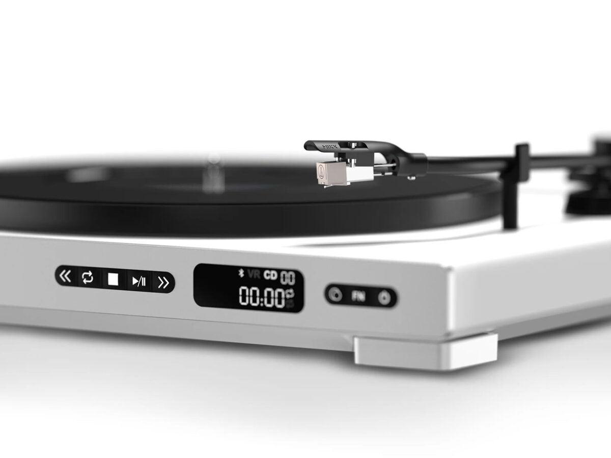 Mixx Audio Analog Plus 2-In-1 Turntable Conceals a CD Player