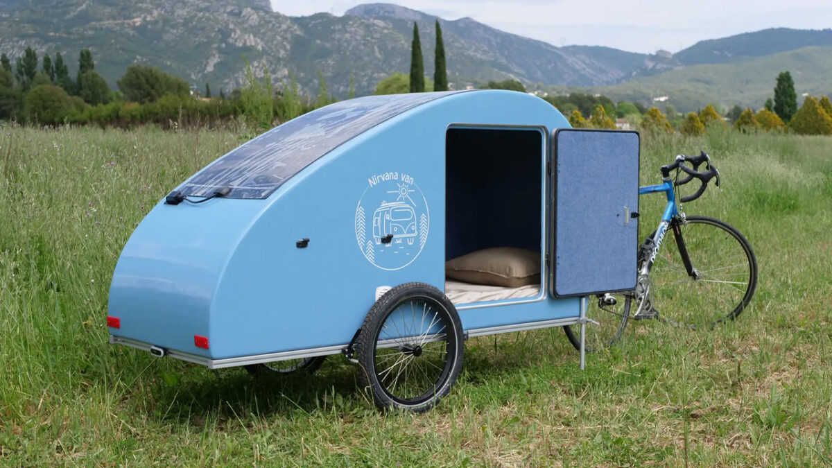 This $4K Teardrop Camper is Prepared for E-Bike Adventures