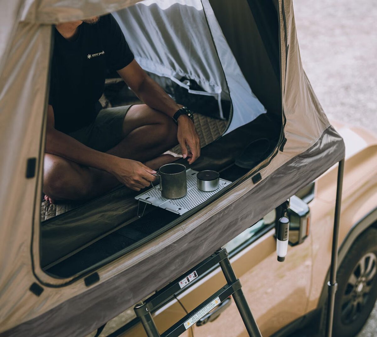 Snow Peak's First-Ever Rooftop Tent With Airframe Sets up Easily