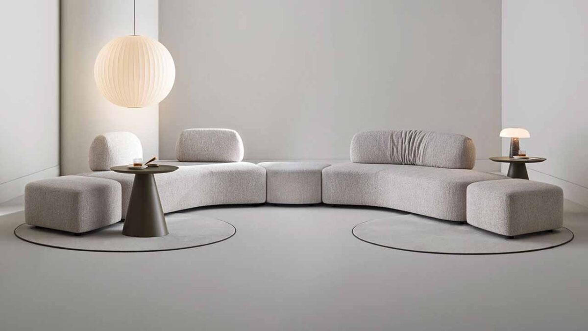 Sandler Unveils Three Modular Seats With Free-Flowing Shapes