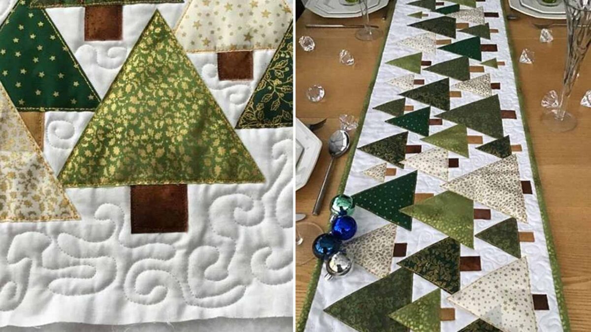 DIY Christmas Tablecloths and Table Runners to Try This Year