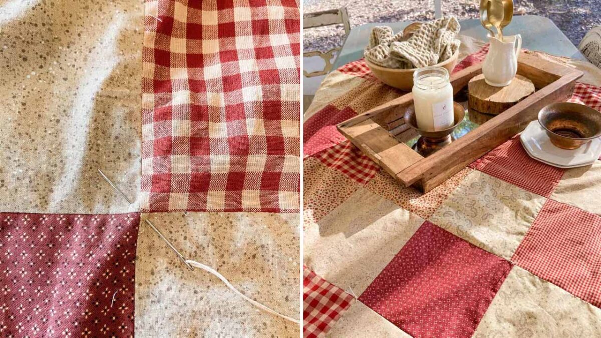 DIY Christmas Tablecloths and Table Runners to Try This Year