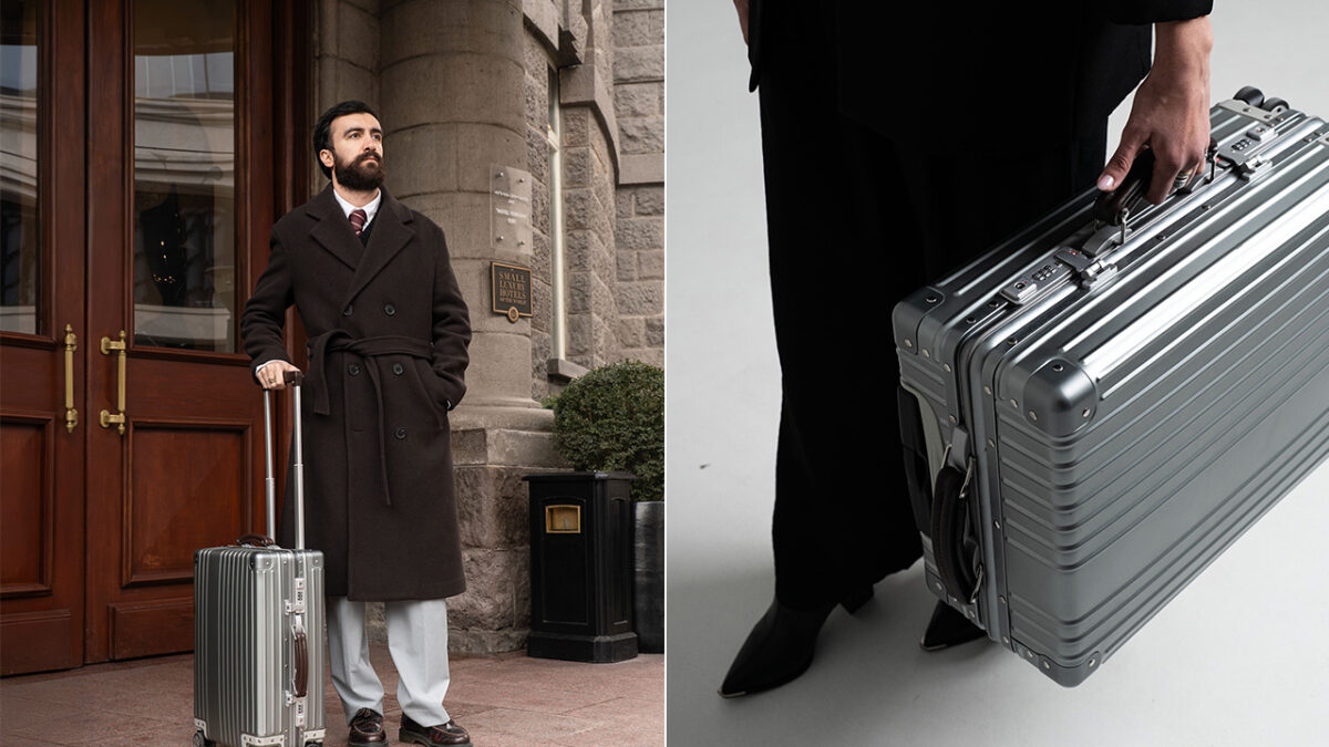 AERIONN Forma Carry-On Luggage has Durable Titanium Body