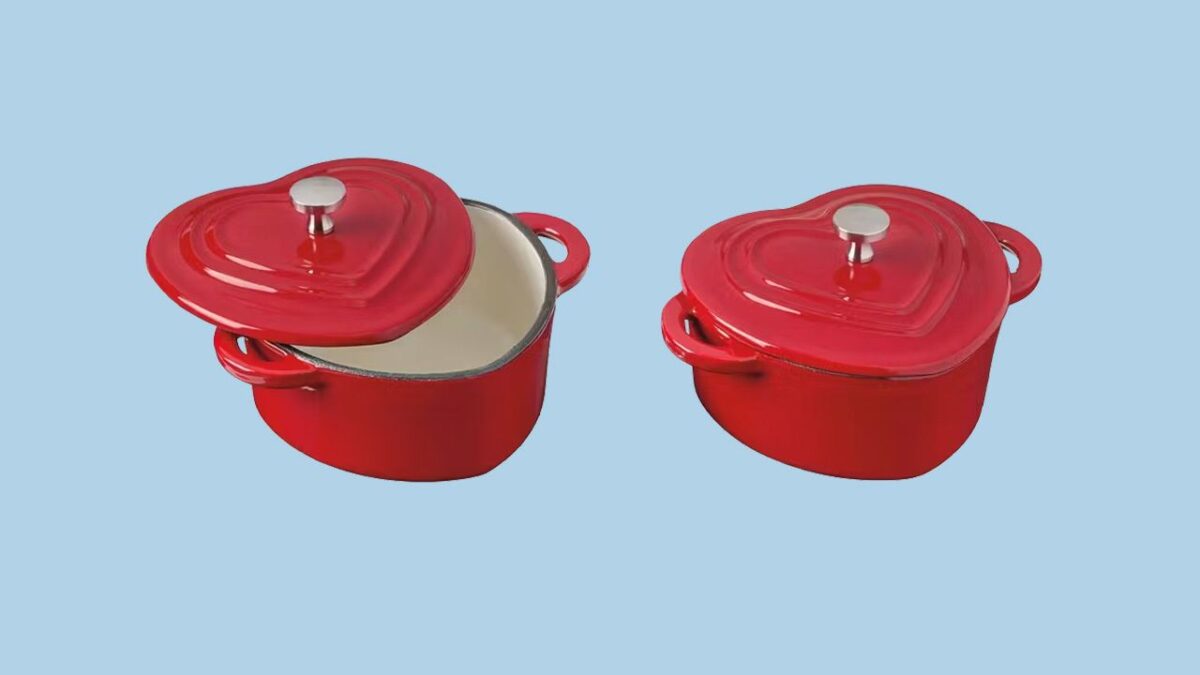 Aldi Brings Heart-Shaped Mini Dutch Ovens Ahead of Valentine's