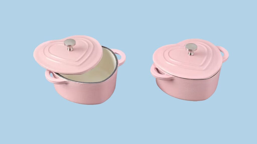 Aldi Brings Heart-Shaped Mini Dutch Ovens Ahead of Valentine's