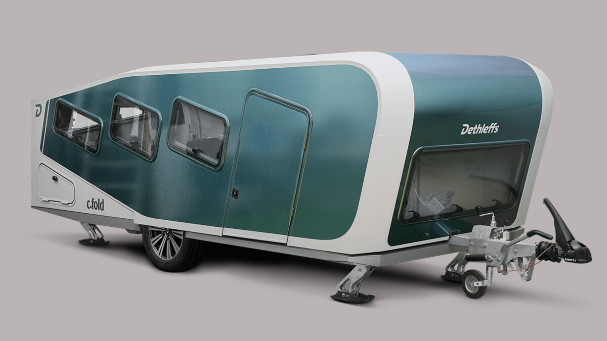 Dethleffs' New c.fold Caravan Lifts Up With Push of a Button