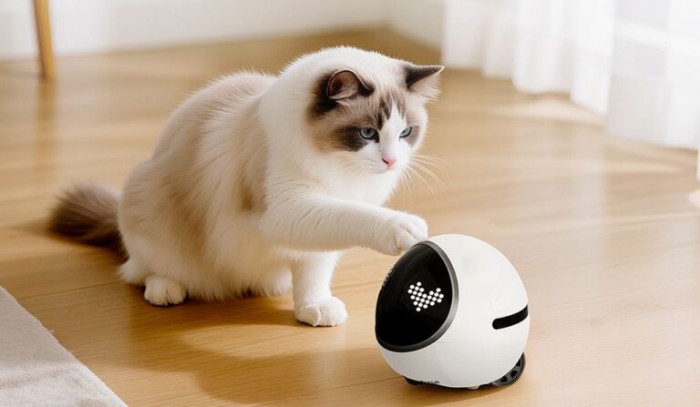 ENOR E1 AI Companion Robot Tracks and Interacts With Your Pet