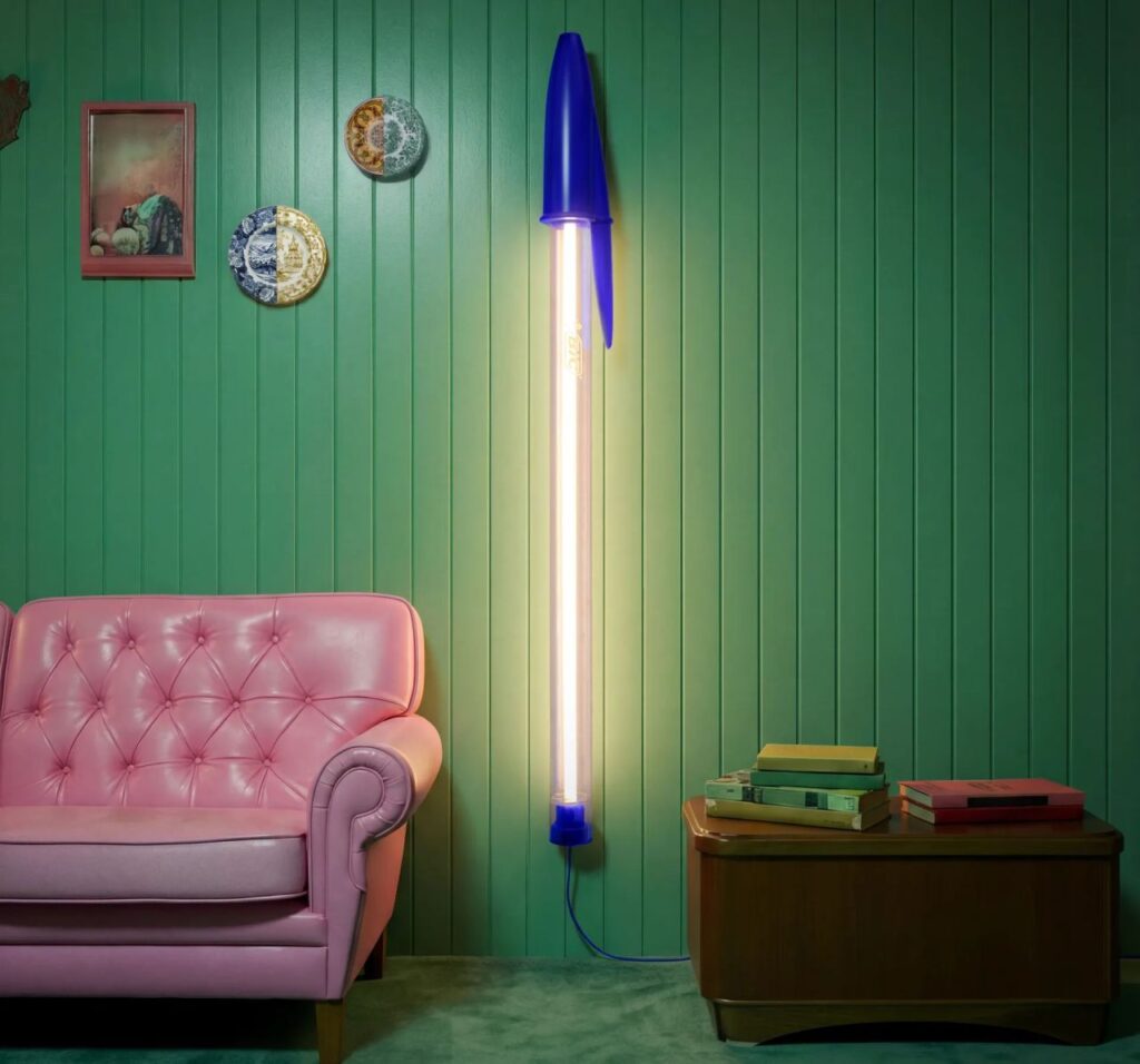 Seletti Turns Iconic BIC Ballpoint Pen Into Cool Pendant Lamp