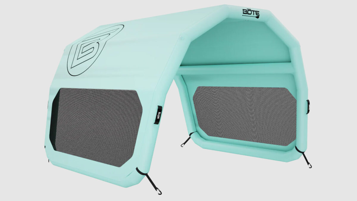 Bote Inflatable Hangout Shade Offers Protection on Water or Land