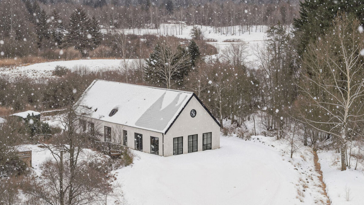 Norm Architects Reimagines Lakeshore Barn House as Modern Masterpiece