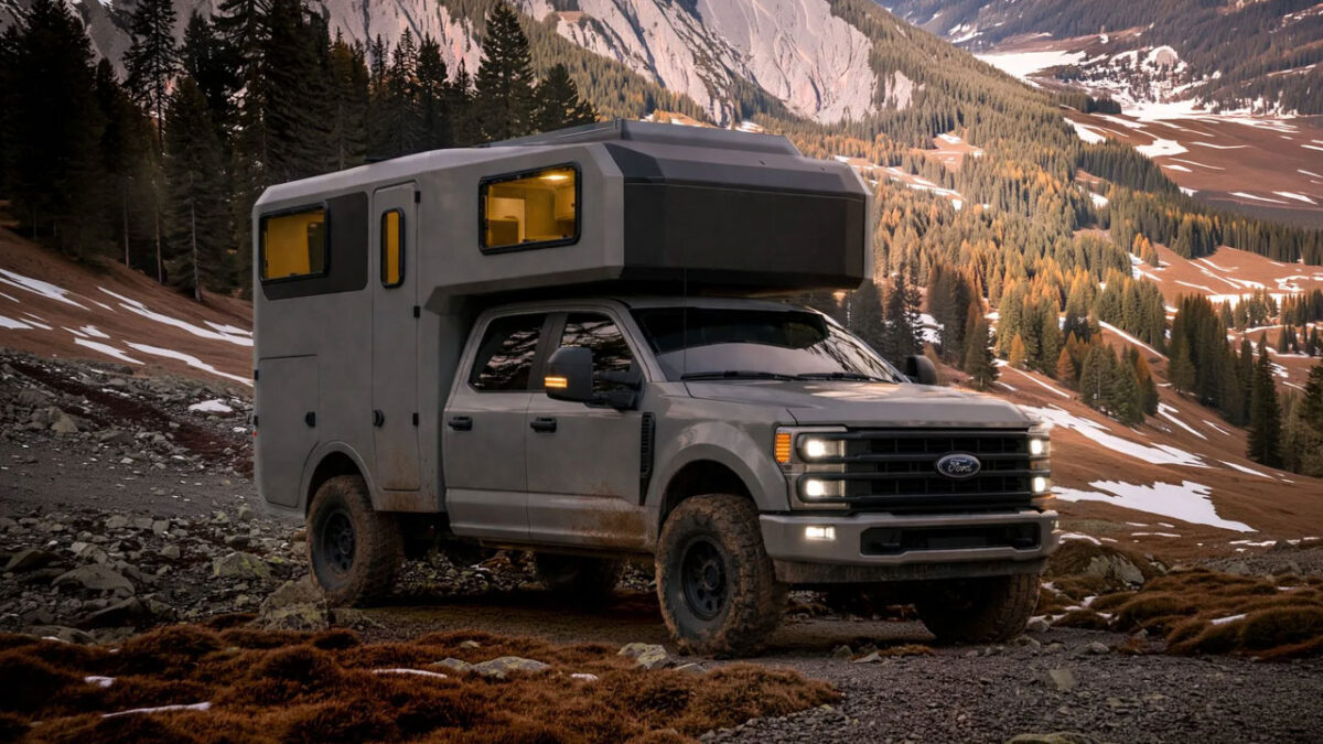 Paragon Truck Camper Features Luxe Interior With Gear Garage