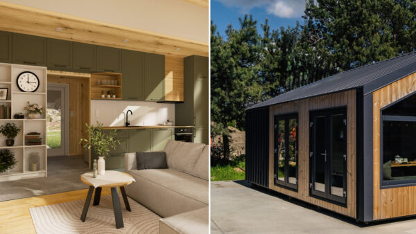 Evergreen Tiny House Prioritizes Spaciousness Over Portability