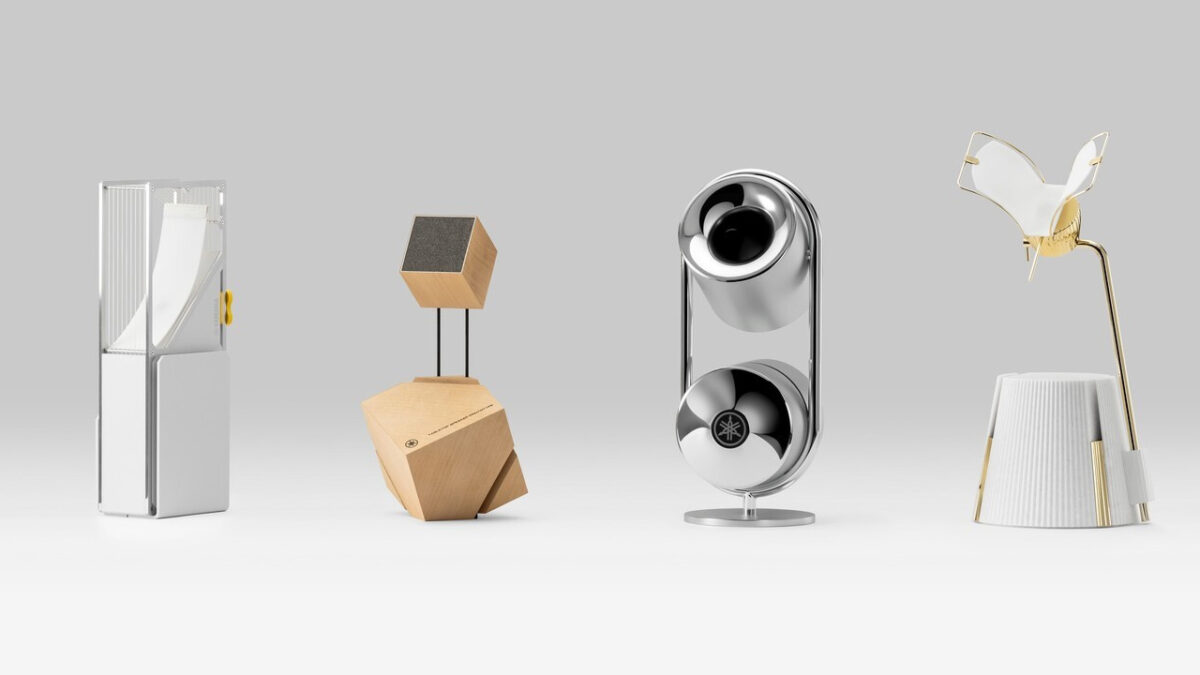 Yamaha Design Lab Redefines Speaker Anatomy in Unique Forms