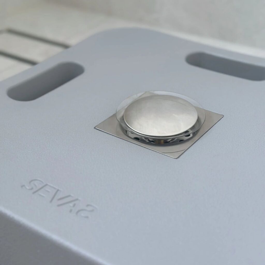 SEVAS Water Catcher Stores Shower Warm-Up Water for Reuse