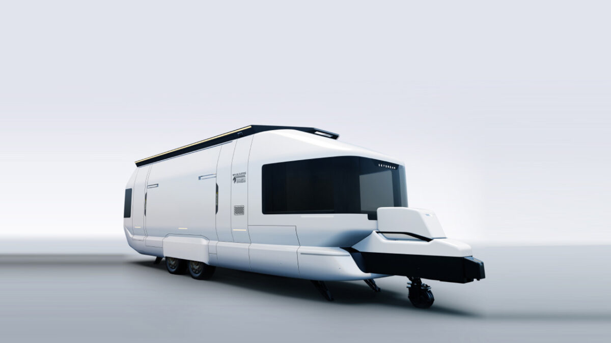Skydream RV Concept for Off-Grid Living and Intelligent Towing